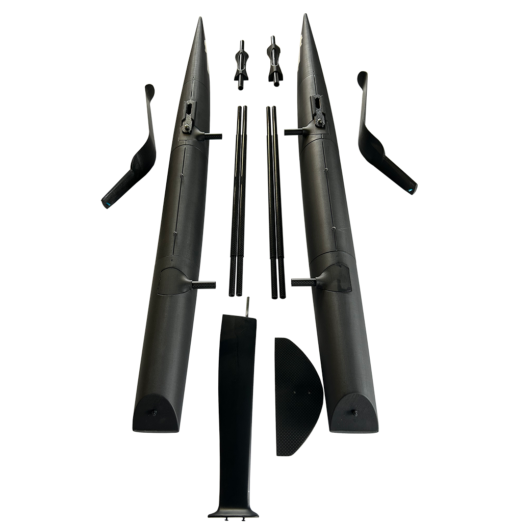 DragonFoiler DF 95 Foiling Trimaran Conversion Kit (No Hull) – RC Foil ...